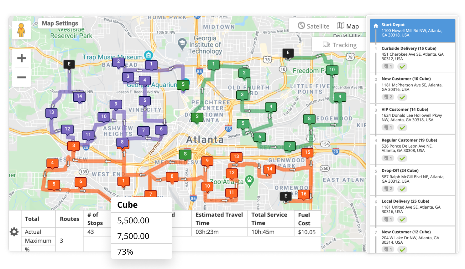 Cube Constraint for Scalable Route Efficiency
