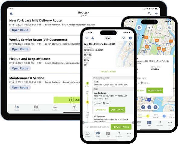 Route Optimization App for iPhone & iPad